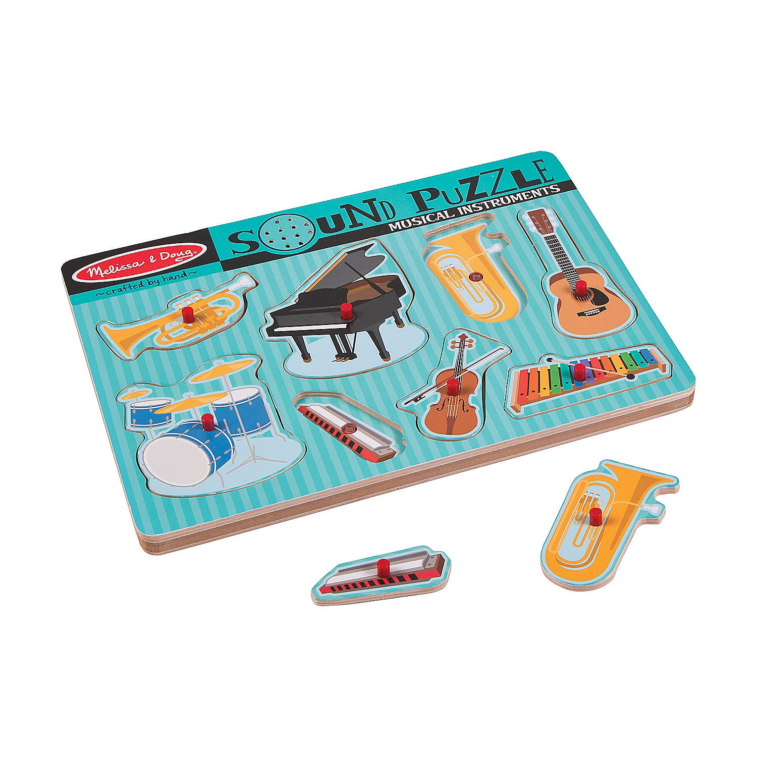 Melissa & Doug - Instrument Sound Puzzle - Educational - 1 Piece ...