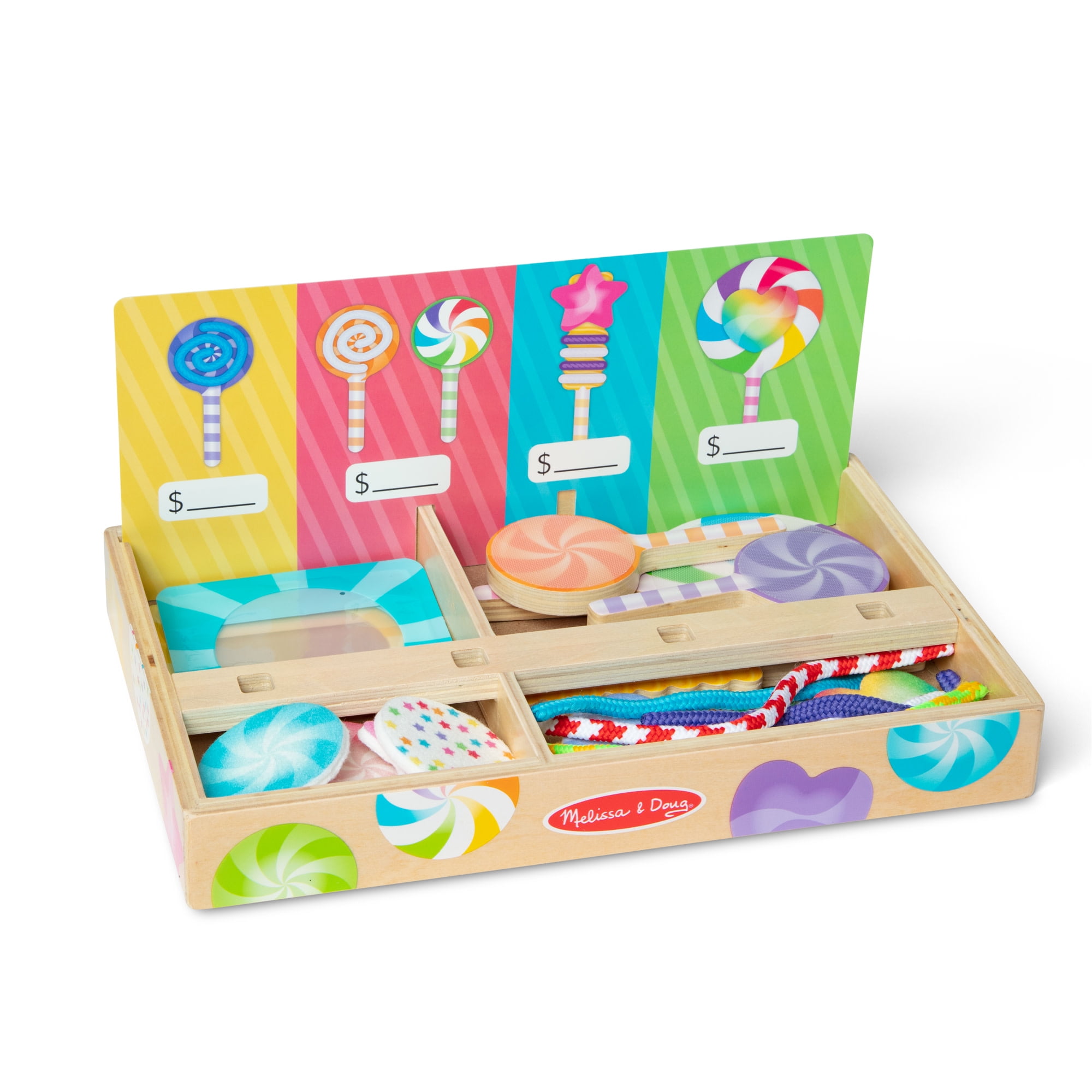 Melissa & Doug Wooden Lollipop Play Set for Preschool Girls and Boys 3 ...