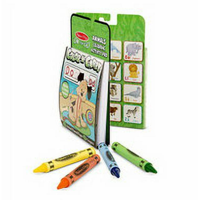 Melissa & Doug On the Go Color-N-Carry Activity Book: Alphabet and ...