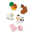 Melissa & Doug Pop Blocs Farm Animals Educational Baby Toy - 10 ...