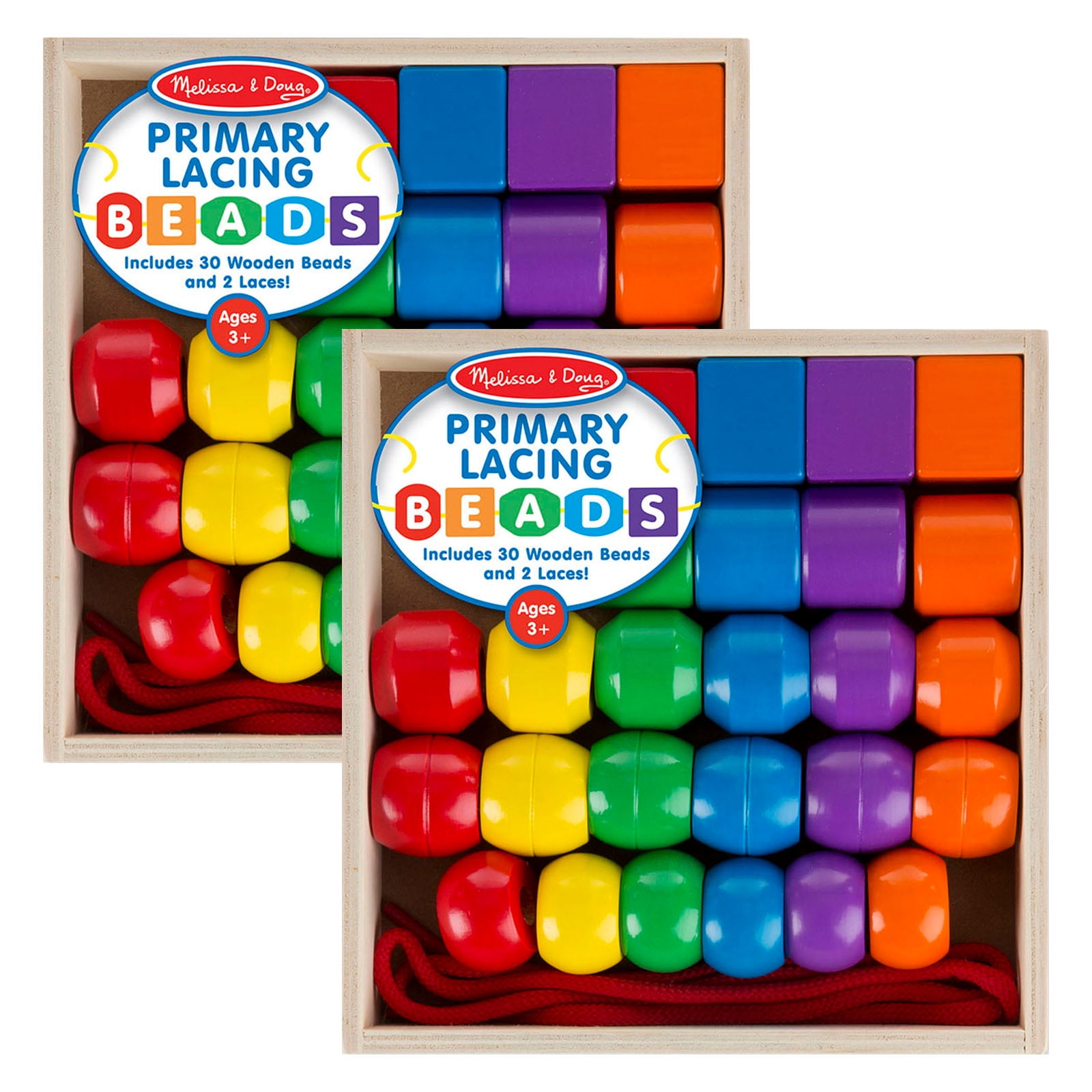 Primary Lacing Beads, 2 Sets - Walmart.com