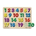 Melissa & Doug Spanish Numbers Sound Puzzle - Wooden Puzzle (20 pcs ...
