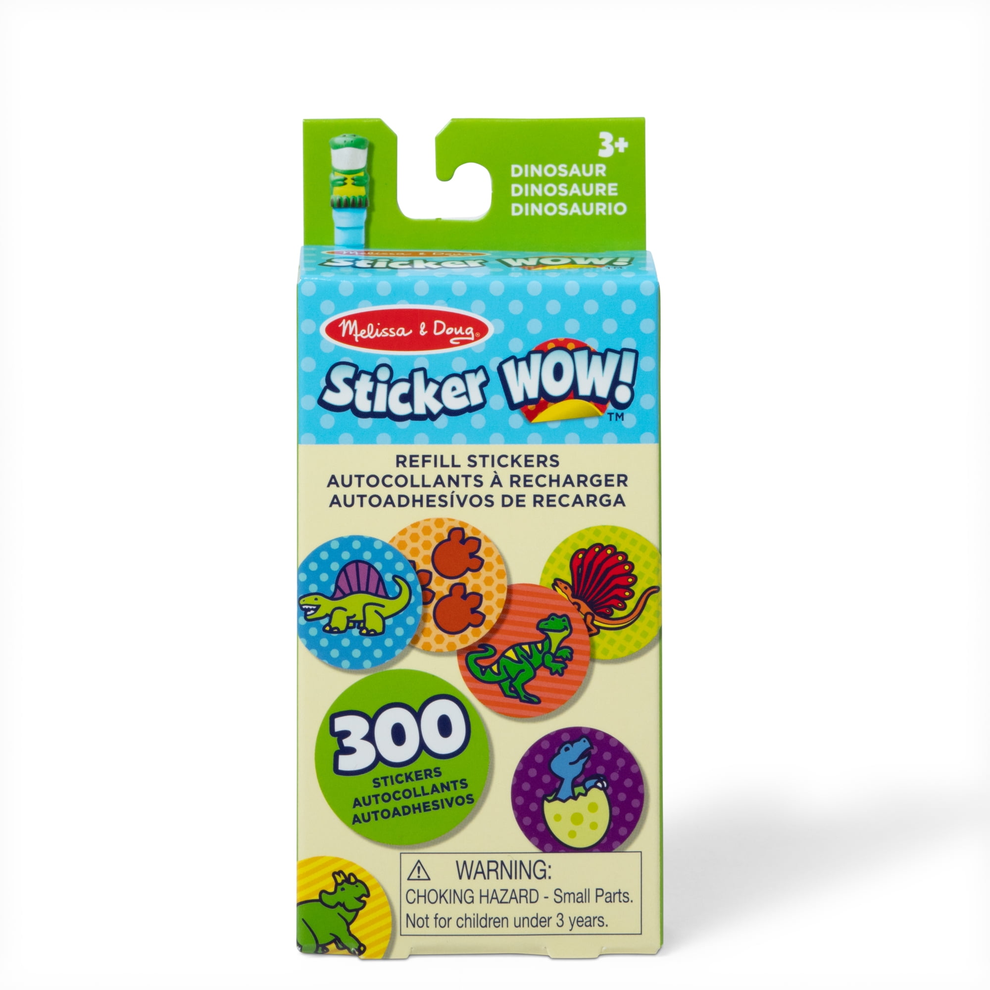 Melissa & Doug Sticker WOW!™ 300+ Refill Stickers for Sticker Stamper ...