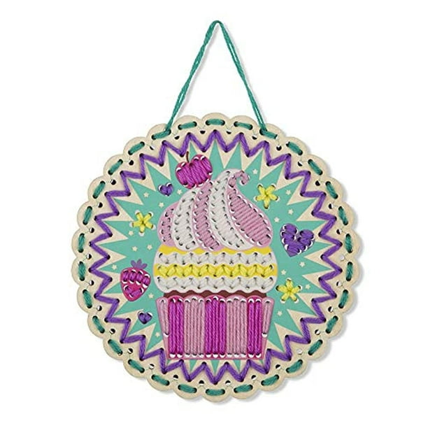 Melissa and Doug Stitch by Color Cute Cupcake Toy - Walmart.com