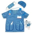 Melissa & Doug Veterinarian Role Play Costume Dress-Up Set - 9 Pieces ...