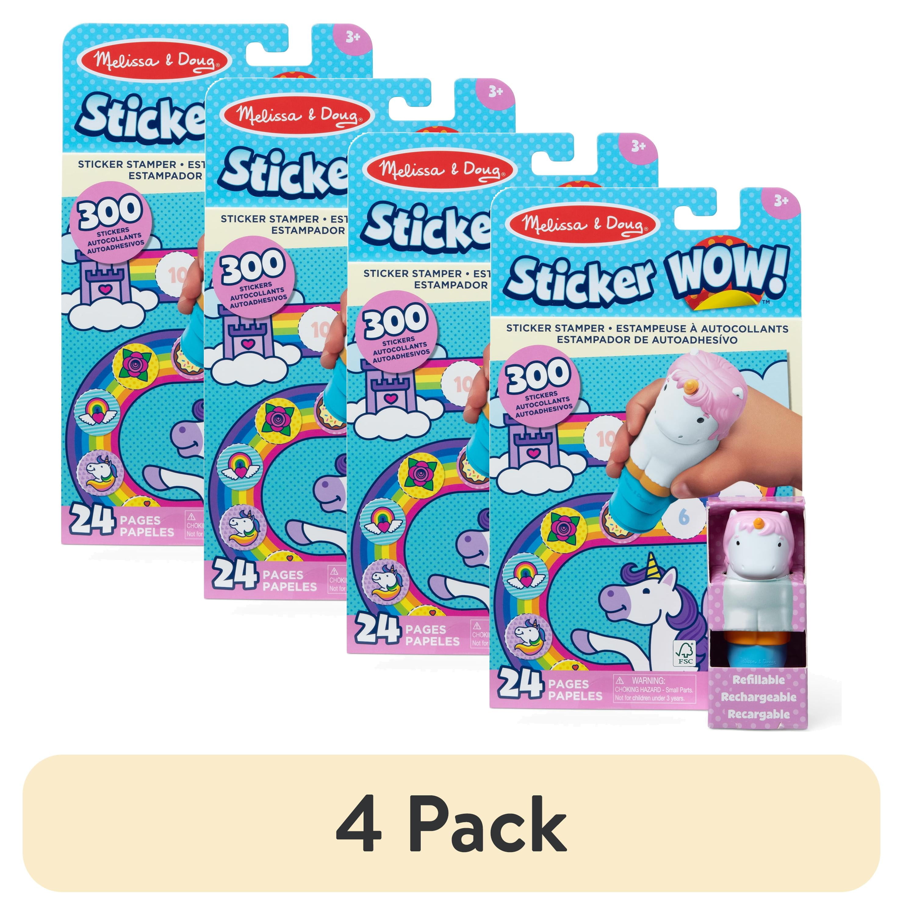 (4 pack) Melissa & Doug WOW!™ Sticker 24-Page Activity Pad and Sticker ...
