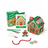 Melissa & Doug Wooden Gingerbread House Reusable, Mess-Free Play Set ...