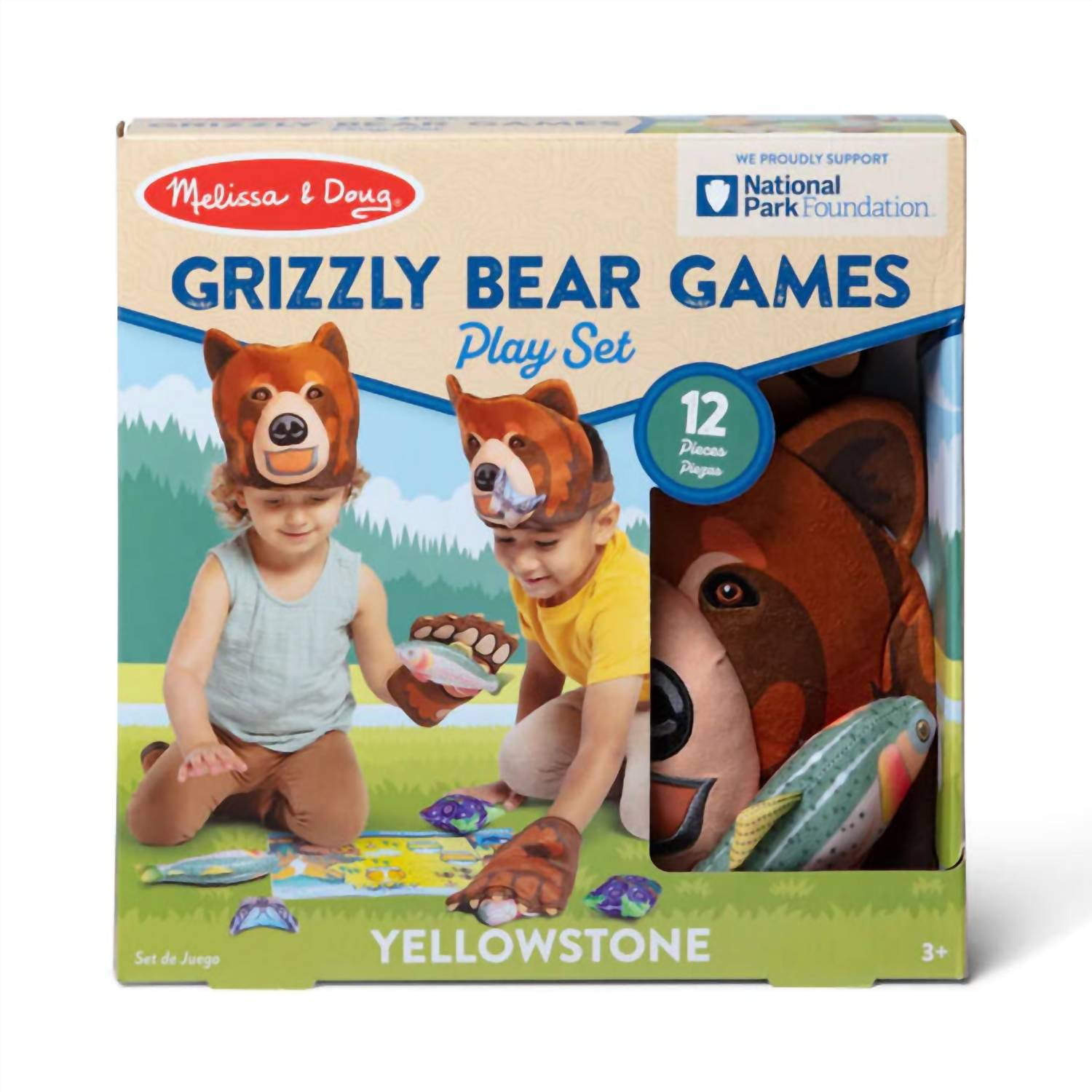 Melissa & Doug Yellowstone National Park Grizzly Bear Games - Walmart.com