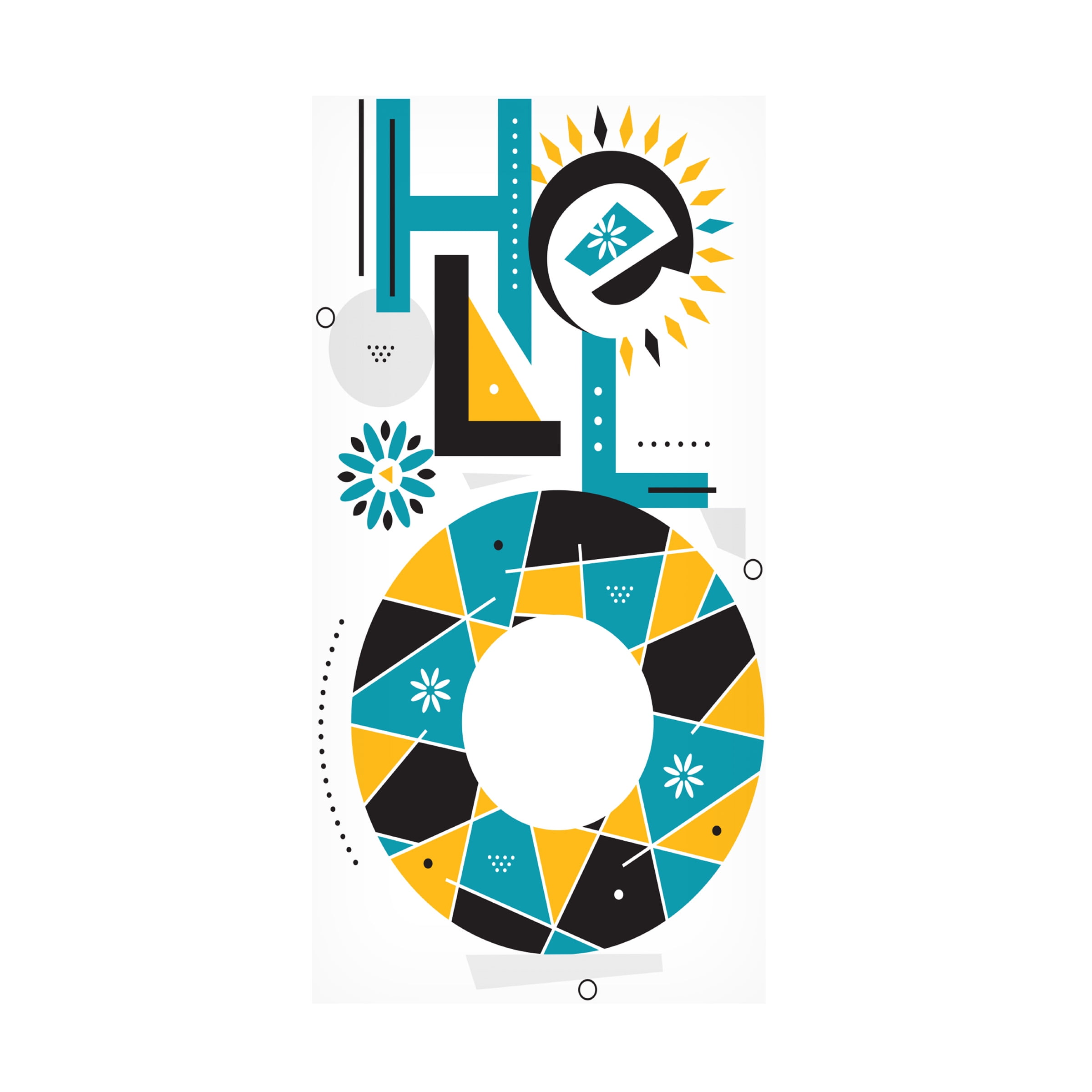 Melissa Maxwell Hello Canvas Art - Giclee Print - Walmart.com