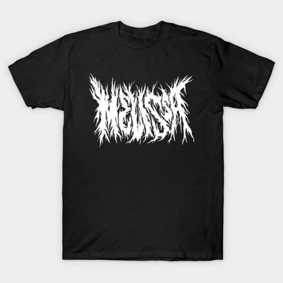 Melissa Metal Logo Funny Name Graphic H38181 Unisex T-Shirt, Up to Size ...