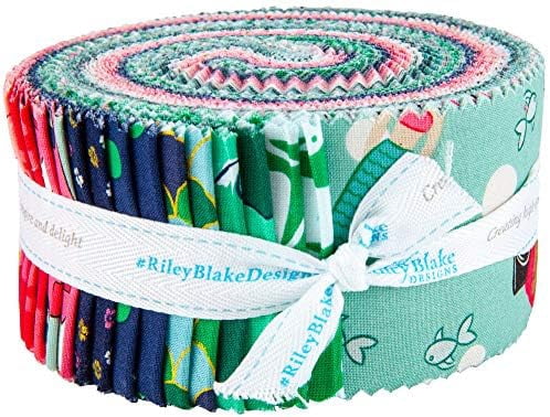 Melissa Mortenson Ahoy! Mermaids Rolie Polie 40 2.5-inch Strips Jelly ...
