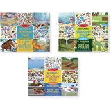 Melissa and Doug Reusable Sticker Pads Set, Prehistoric, Habitats and ...