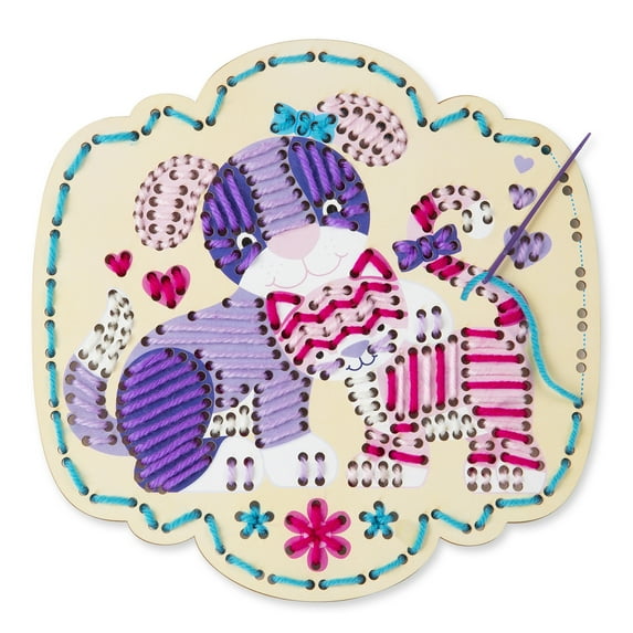 Melissa and Doug Stitch by Color Puppy and Kitten Toy - Walmart.com