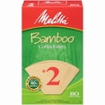 Melitta Natural #2 Bamboo Cone Coffee Filters, 80 ct. Box - Walmart.com