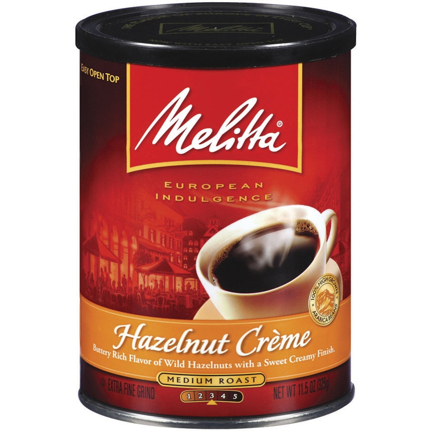 Melitta Hazelnut Creme Ground Coffee, 11-Ounce Cans (Pack of 4) - Walmart.com