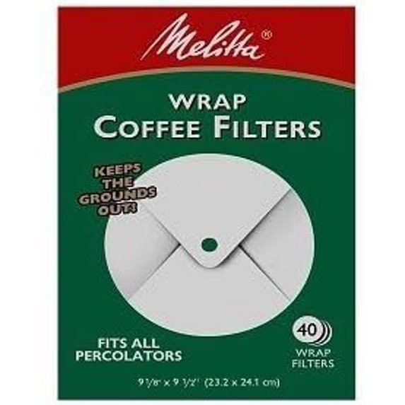 Melitta Wrap Around Coffee Filters 627402 - 40 Ct. - Walmart.com