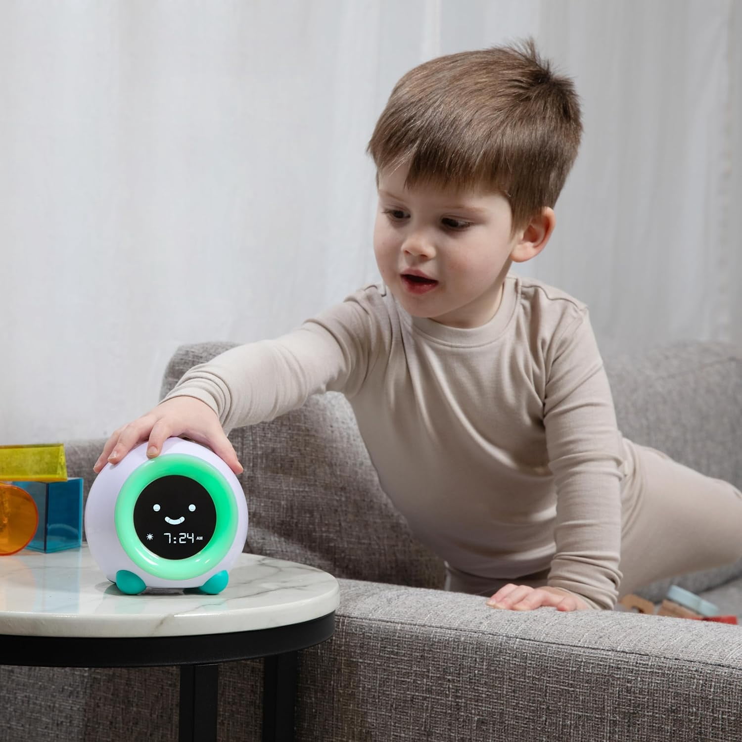 Mella Kids Alarm Clock Sleep Trainer with Night Light and Sound for ...
