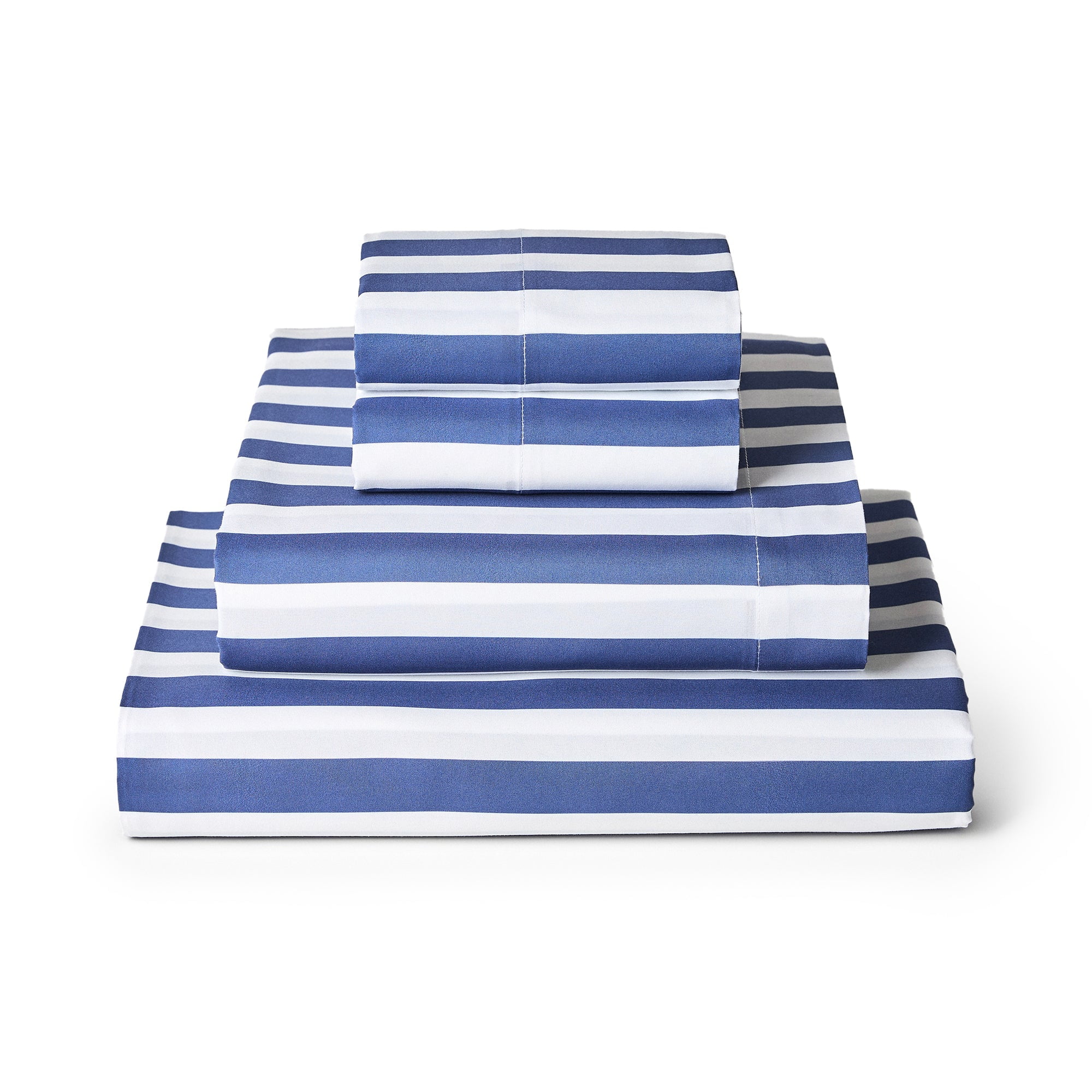 Mellanni Oxford Stripe Sheet Set Brushed Microfiber, Deep Pocket, 4 ...