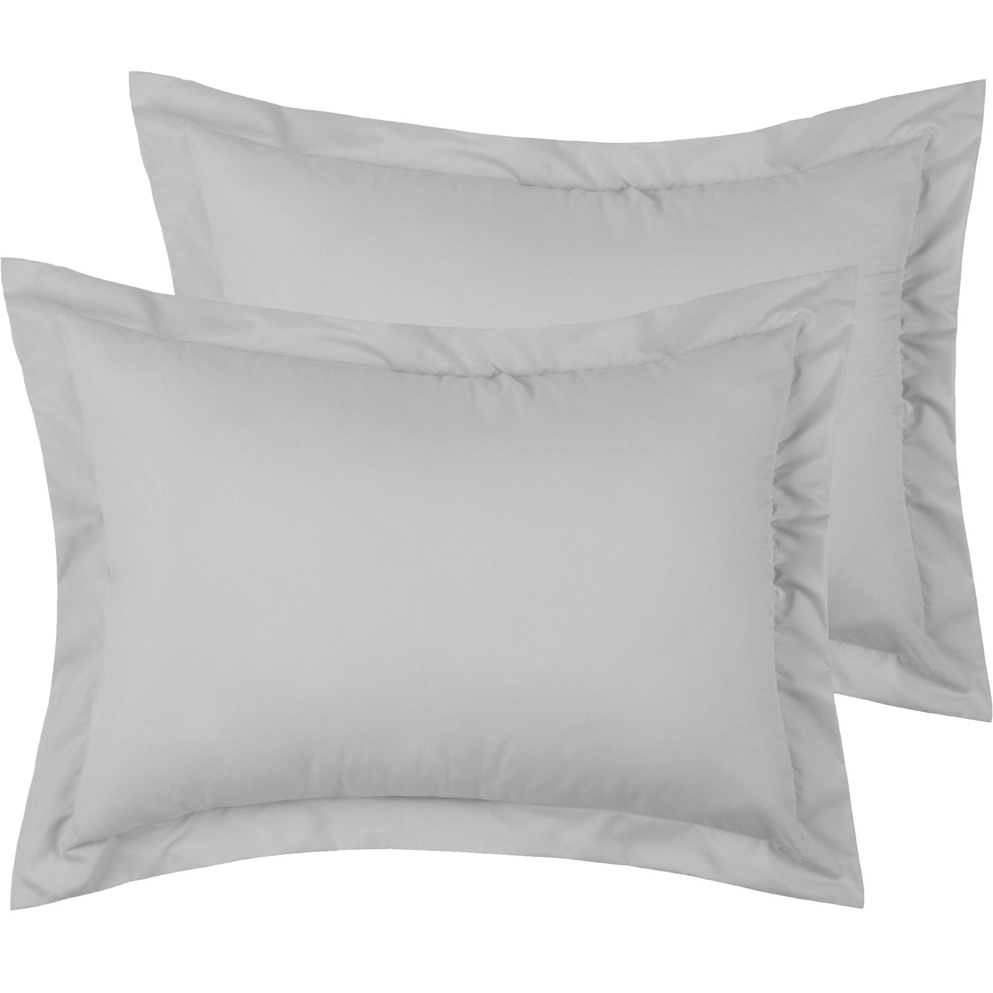 Mellanni Pillow Shams Set of 2, Decorative Pillow Covers with 2" Flange ...