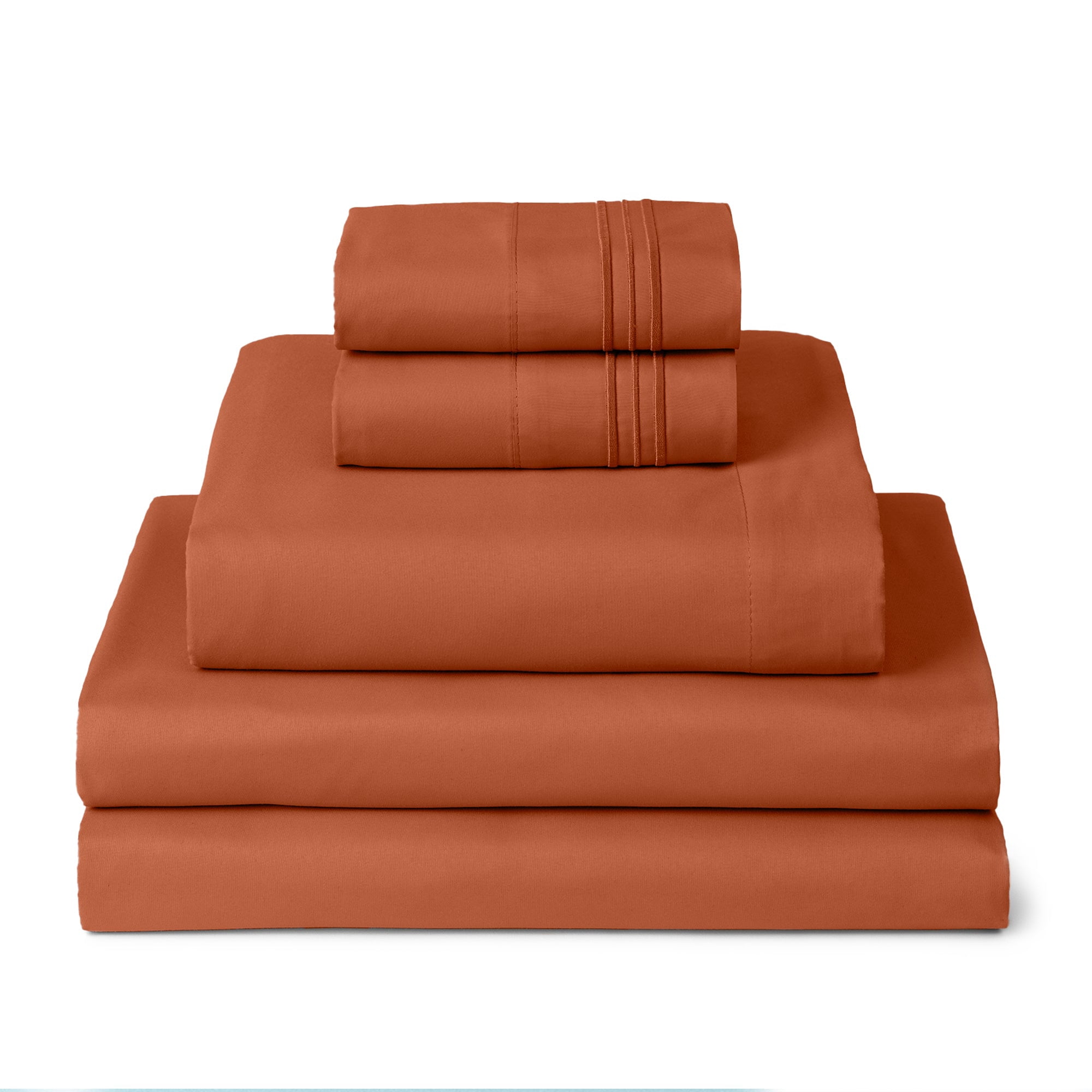Mellanni Sheet Set Brushed Microfiber, Deep Pocket Sheet, 5 Piece Split ...