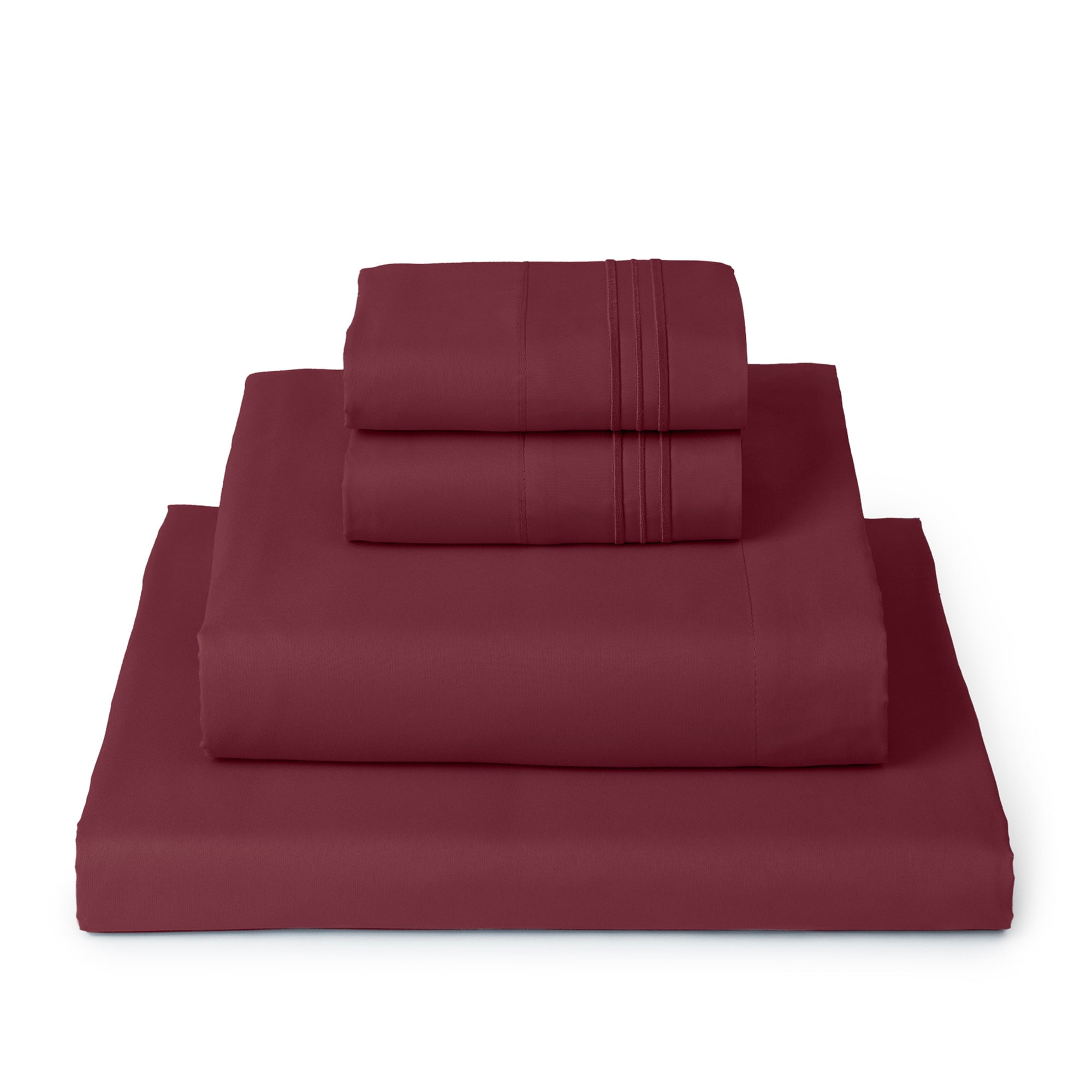 Mellanni Sheet Set Iconic Brushed Microfiber, Deep Pocket Sheet, 4 ...