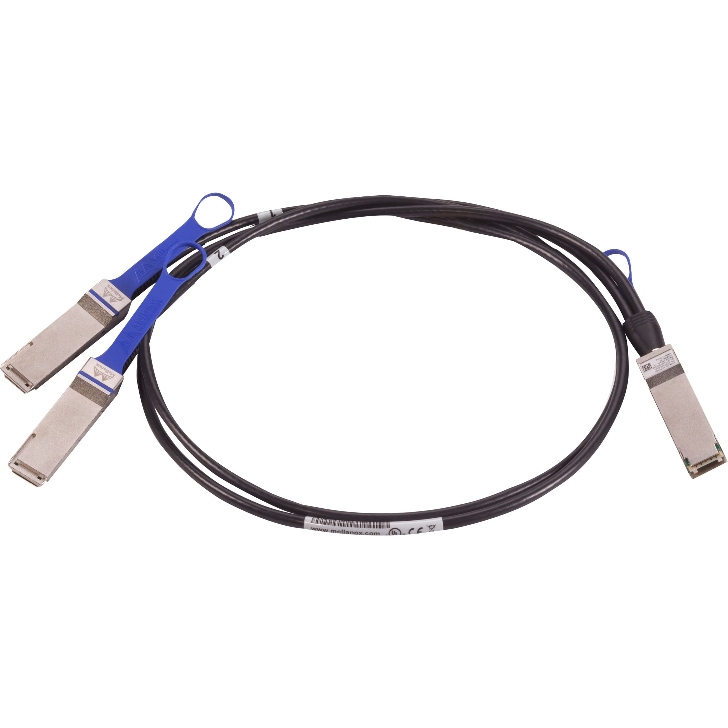 Mellanox 100GbE to 2x50GbE (QSFP28 to 2xQSFP28) Direct Attach Copper ...