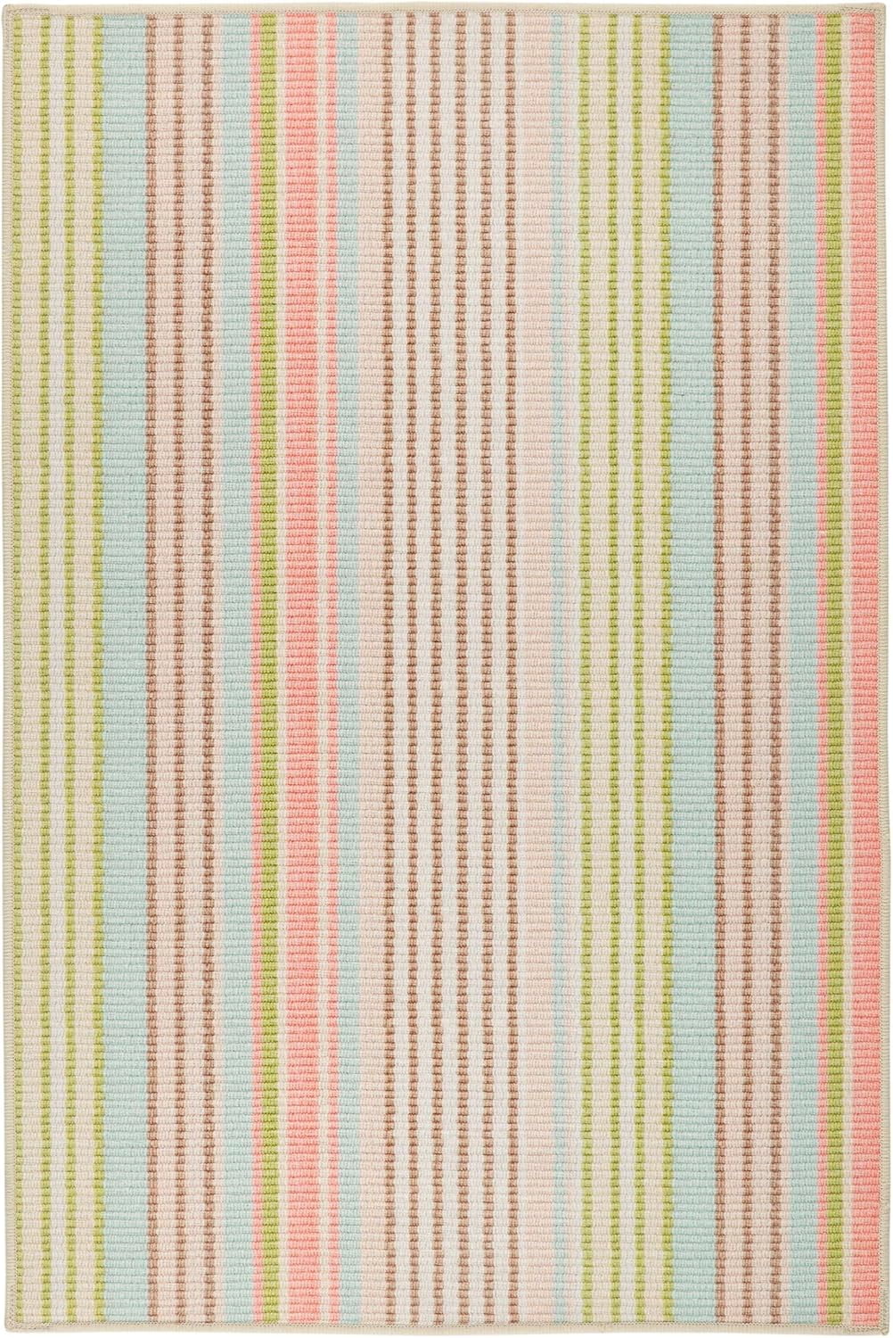 Mellie Stripe Machine Washable Rug, 2.5 X 8 Feet, Multi Stripe Pattern ...