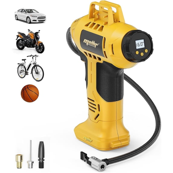 Dewalt 20V Max Tire Inflator, Cordless 160PSI Air Compressor with Gauge ...