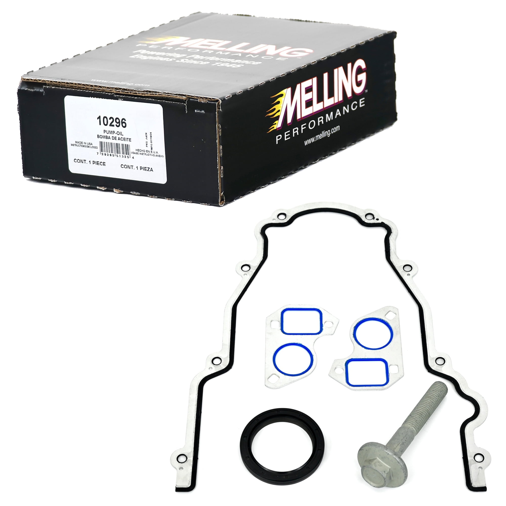Melling 10296 High Volume Oil Pump with LS Gasket Install Kit -Fits Gen ...