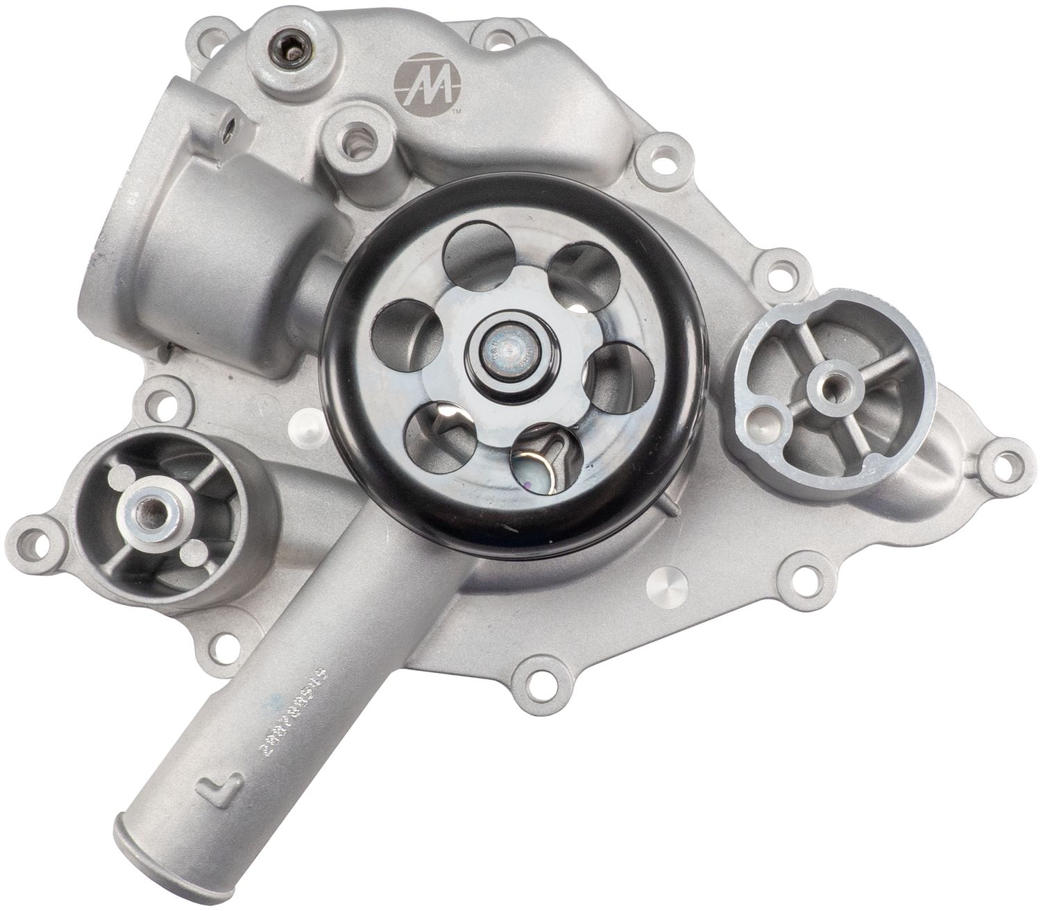 Melling MWP-511 Water Pump - Blk Pulley - 3.56 in Hub Hgt. - Aluminum ...