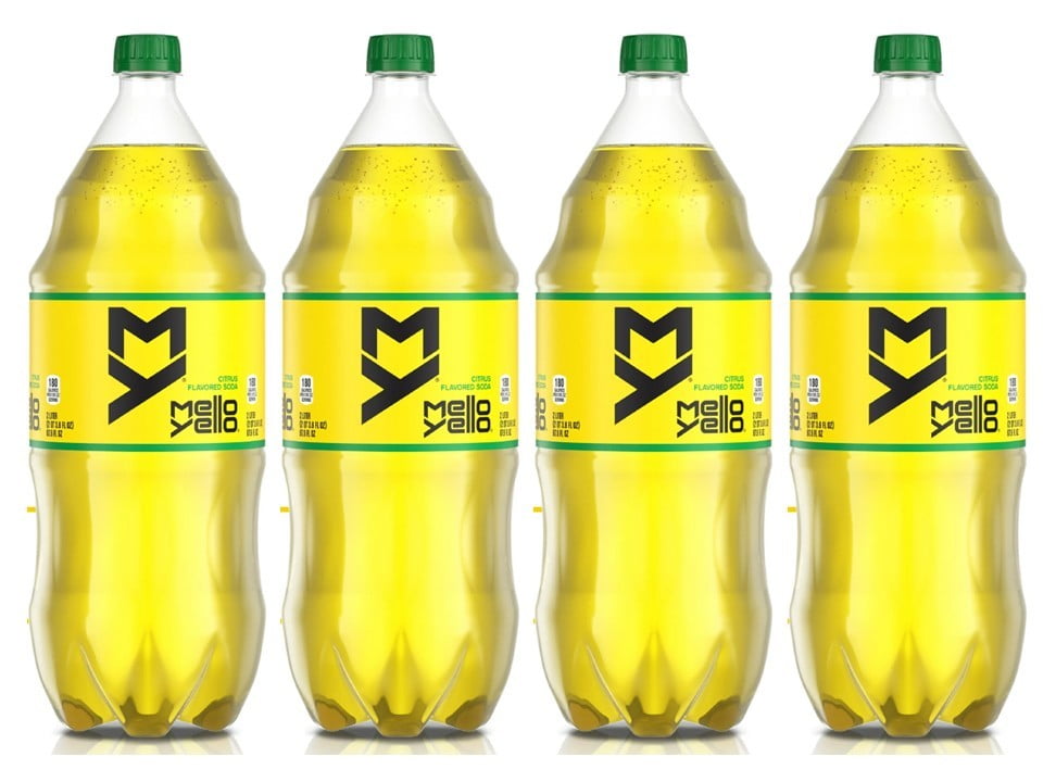Mello Yello Citrus Soda Pop, 2 Liter Bottle (Pack of 4) - Walmart.com