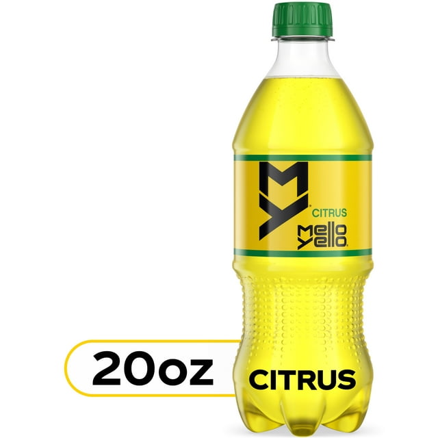 Mello Yello Citrus Soda Pop, 20 fl oz Bottle - Walmart.com