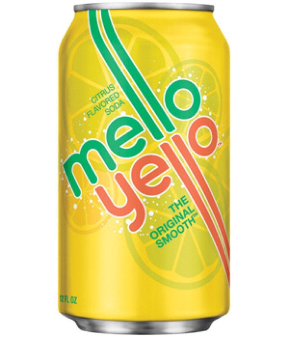 Mello Yello Soda, 12 Oz Can (Pack of 24) - Walmart.com