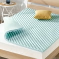 Mellow King Size 1 5 Infused Cooling Gel Egg Crate Memory Foam