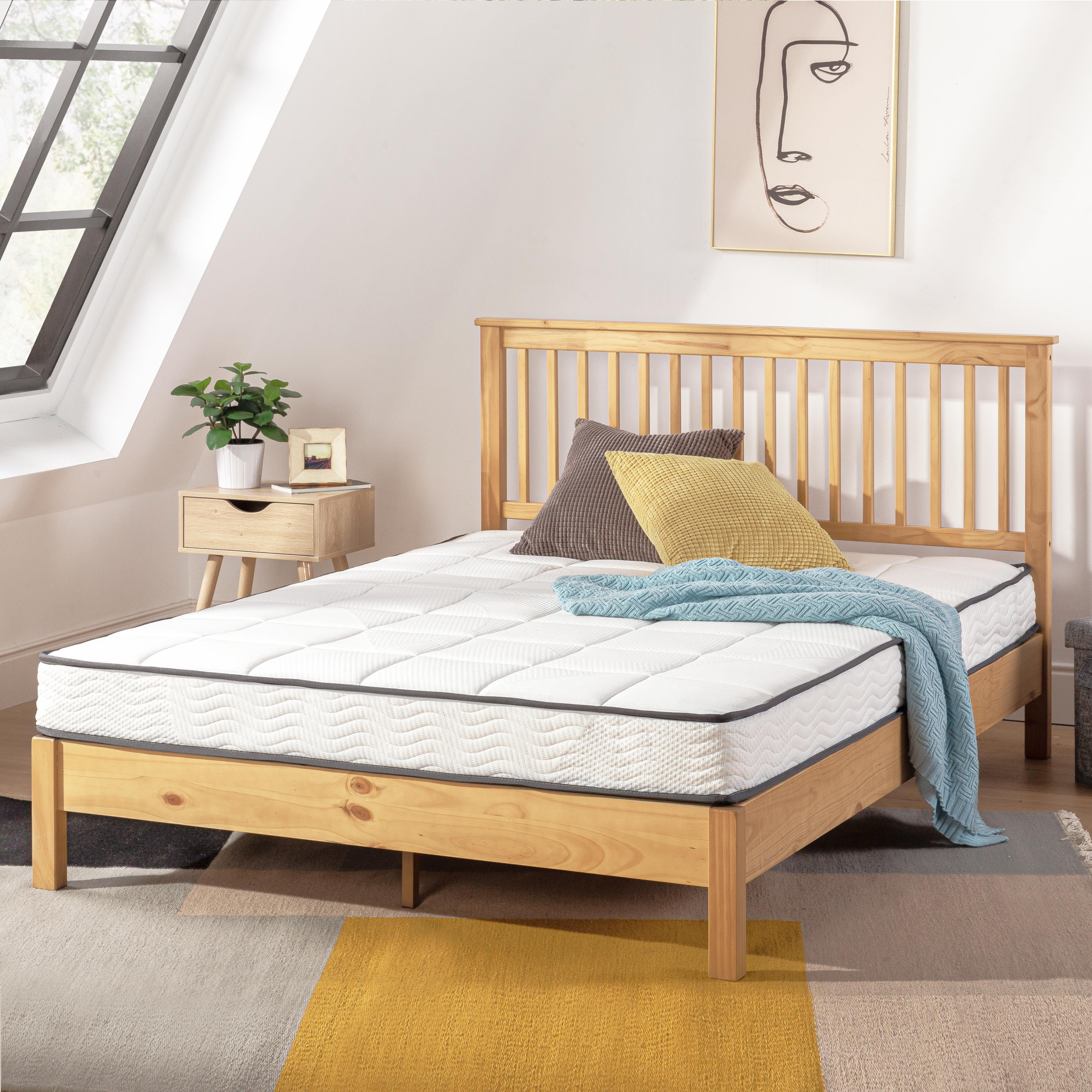 Mellow 6" Classic Bonnell Spring Mattress with Comfort Foam Top, King ...