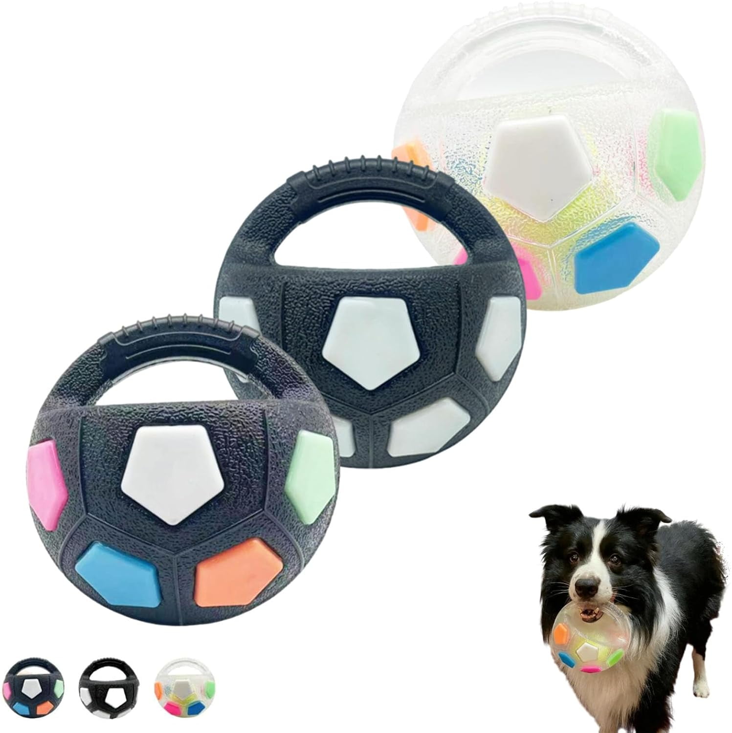 The Mellow Dog Calming Ball, Dog Ball with Handle, Chew Toys, Handheld ...
