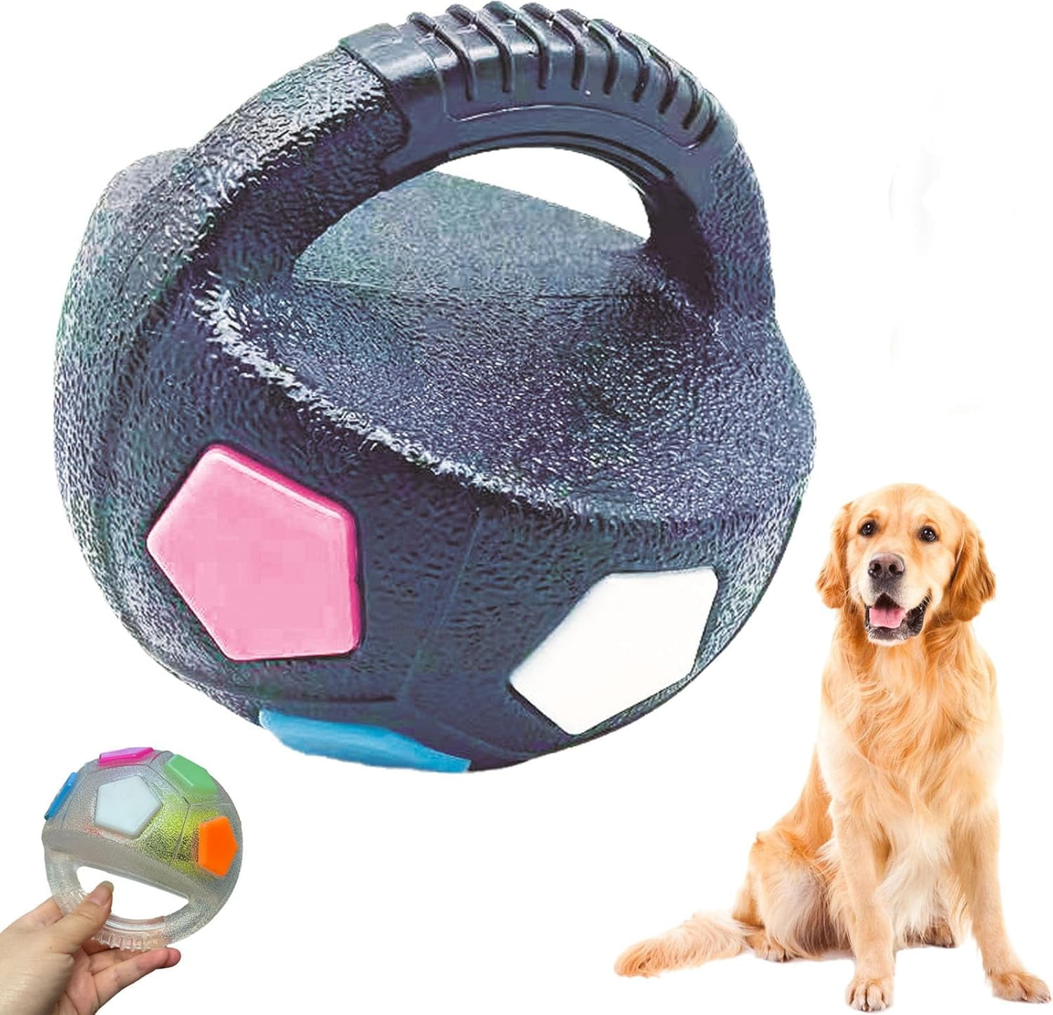 The Mellow Dog Calming Ball,The Mellow Dog Calming with Handle,Chew ...