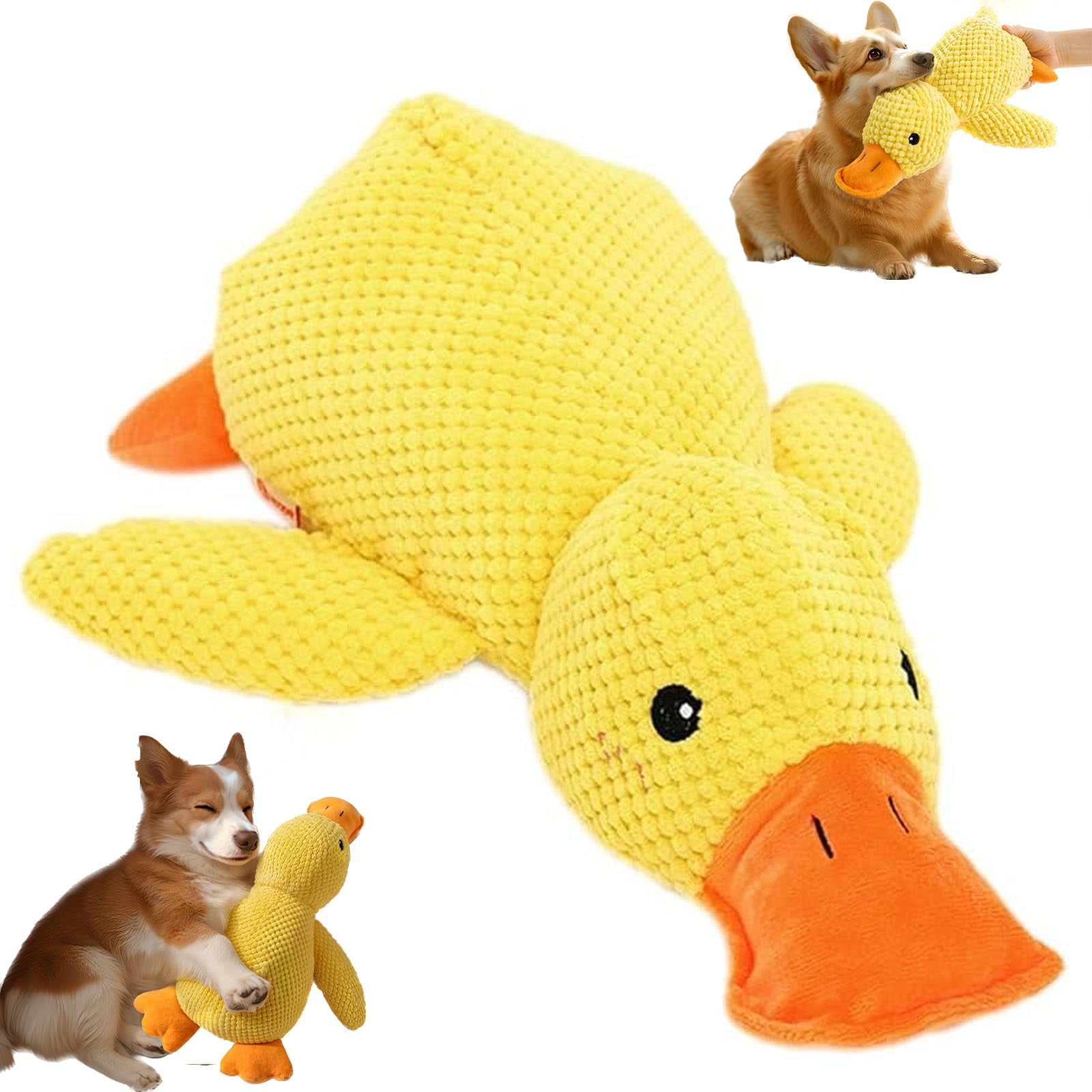 Mellow Dog Calming Duck, 2025 New Calming Duck Dog Toy, Calmings Ducks ...