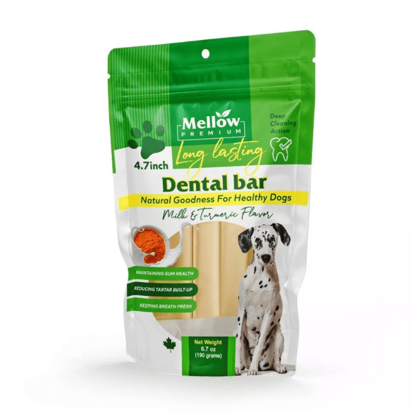 Mellow Premium Long-Lasting Milk and Turmeric Flavour Dental Stick ...