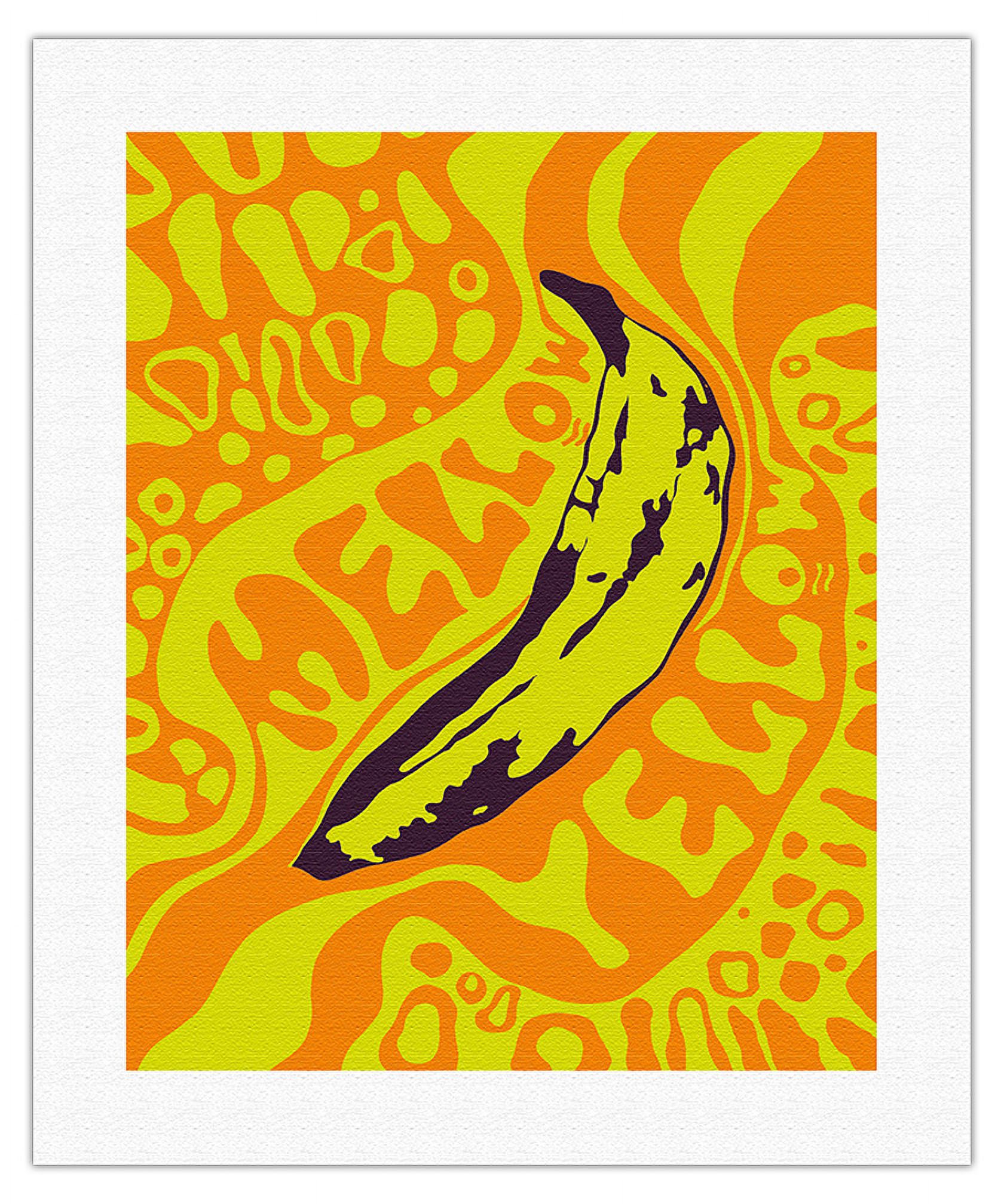 Mellow Yellow - Banana - Vintage Psychedelic Pop Art by Martin Jacobs c ...