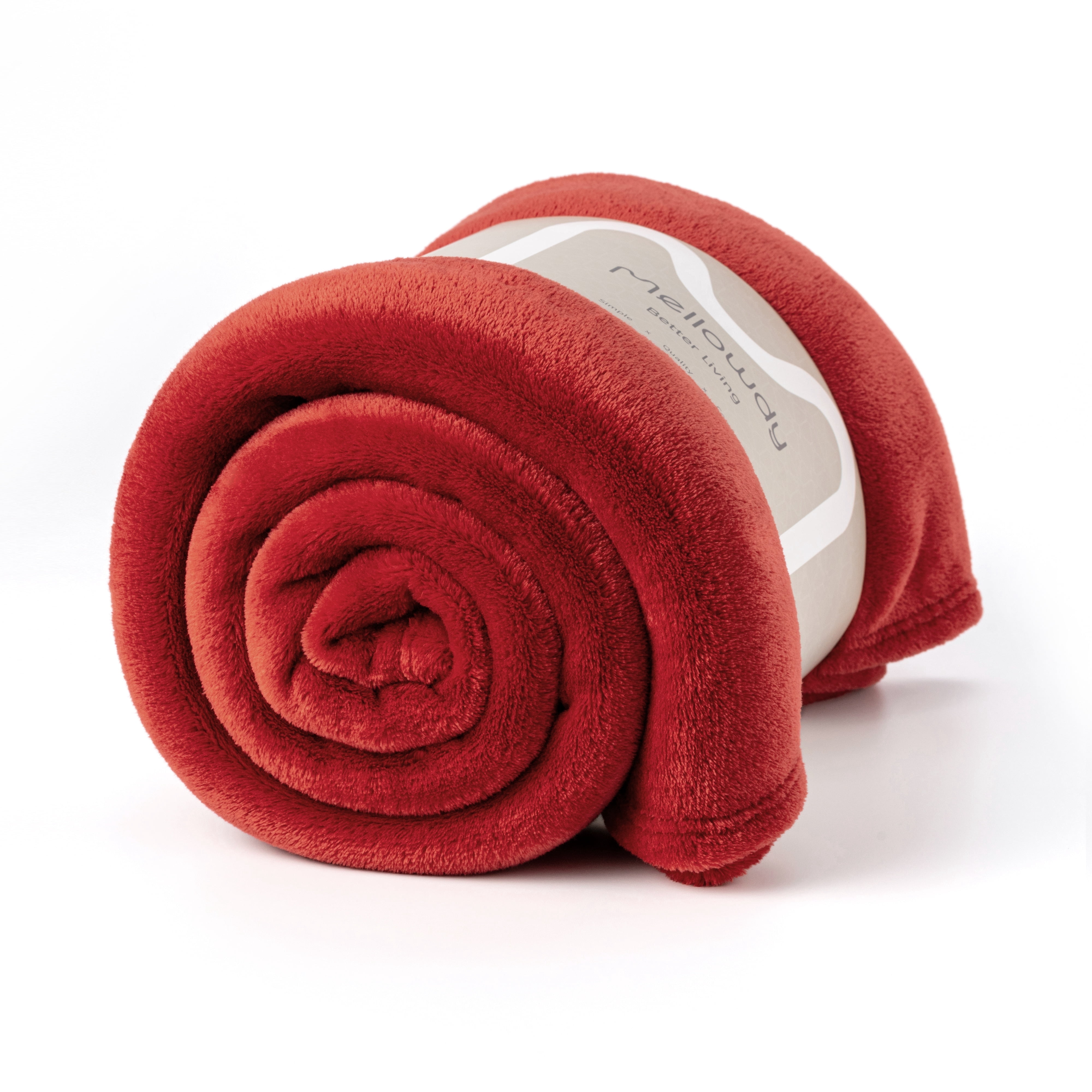 Mellowdy Plush Blanket - 320GSM Twin/Full Blanket for Couch, Bed (Baked ...
