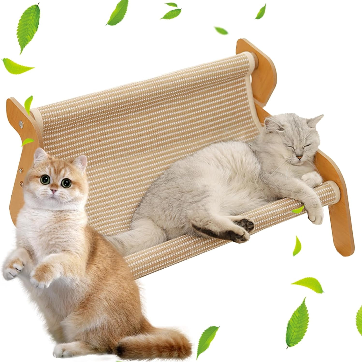 Mellowkin Cat Scratcher Couch, The Claw Lounge for Cats, 2-in-1 Cat ...