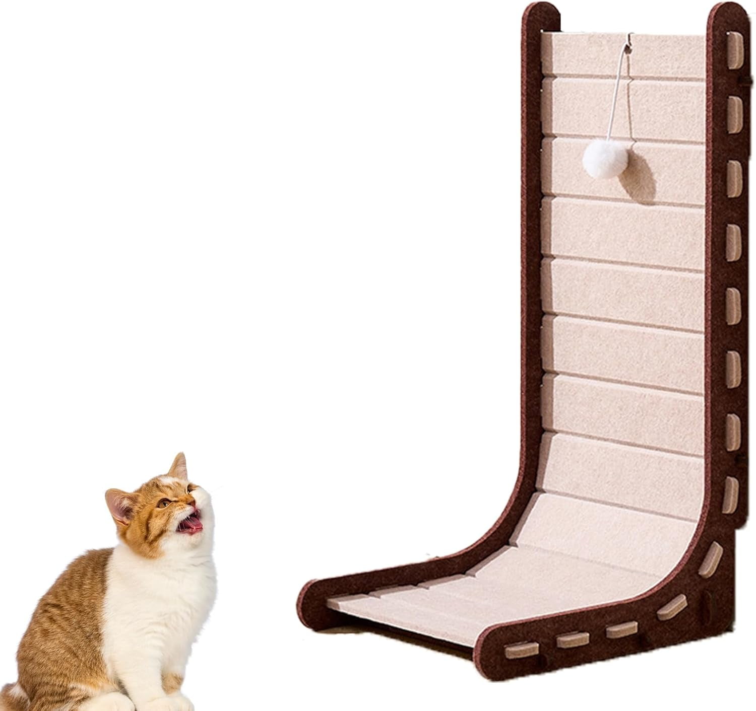 Mellowkin Cat Scratcher Felt, 2025 Vertical Felt Cat Scratcher, L ...