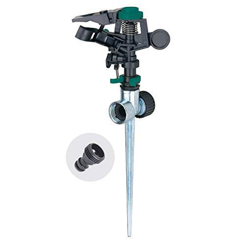 Melnor 65052-AMZ Plastic Pulsating Sprinkler on Metal Spike with ...