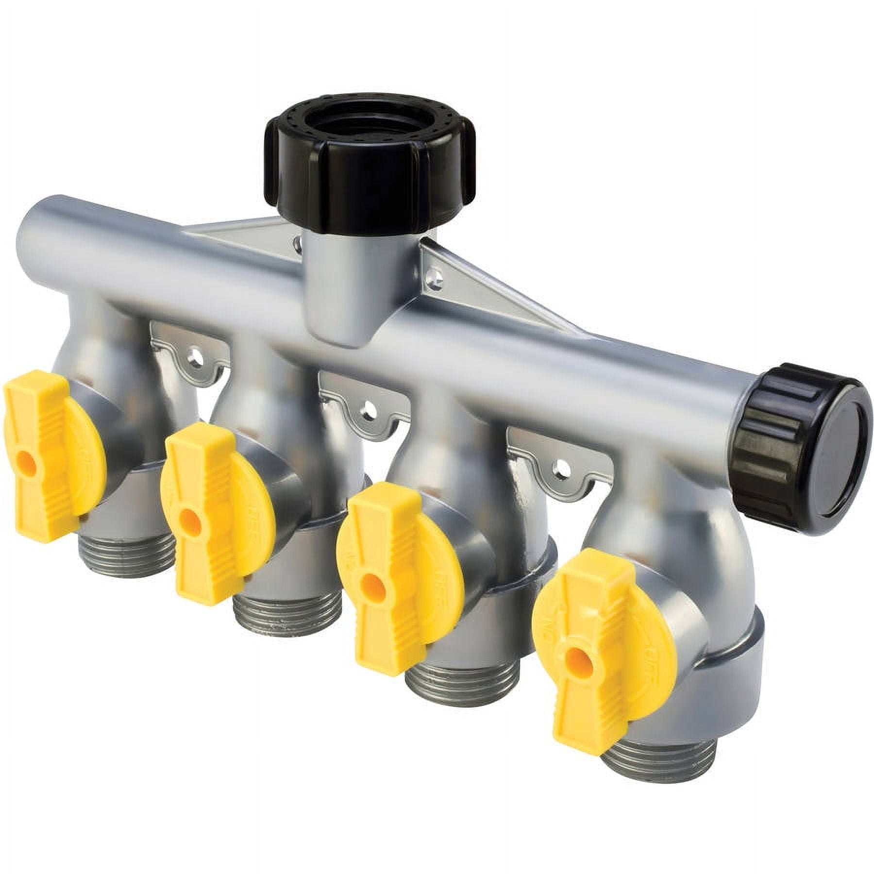 Melnor Metal Full-Flow 4-Way Connector - Walmart.com