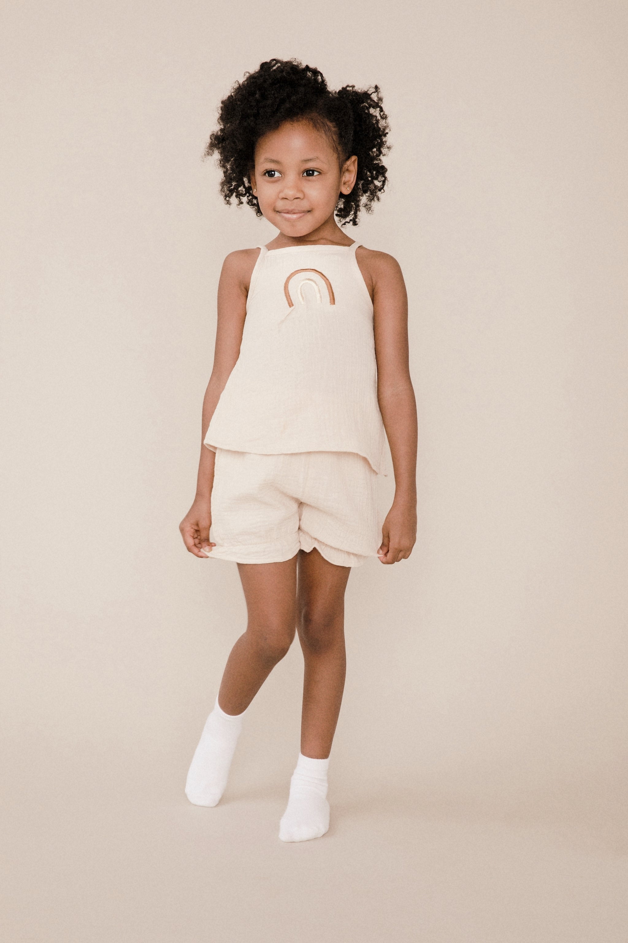 Melo Kids CrÃªpe Rainbow Short Set - Walmart.com