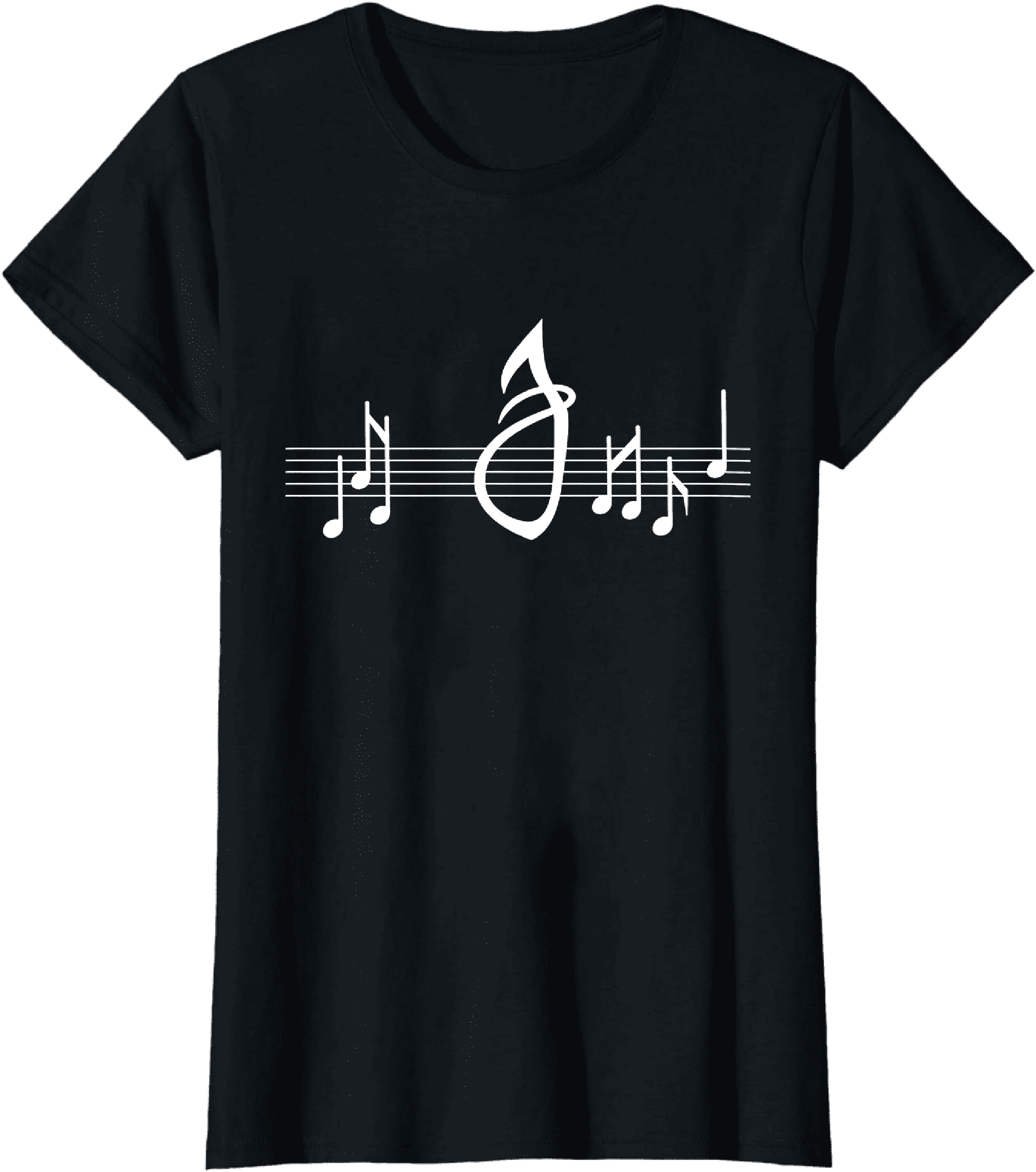 Melodic Dad Tee: Treble Clef Music Notes Design for Music Lovers ...