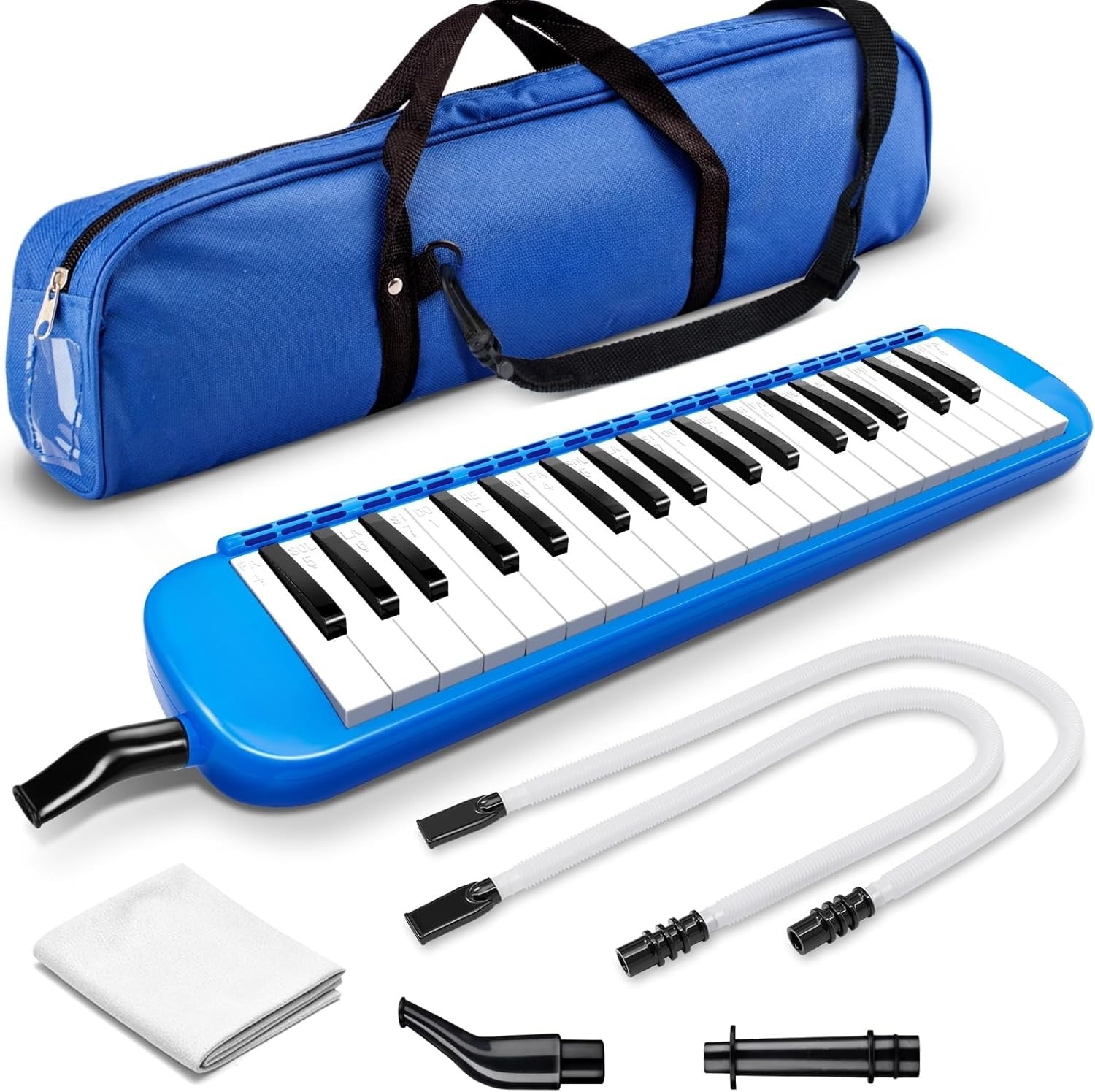 Melodica 32 Keys Double Tubes Mouthpiece Air Piano Keyboard Musical ...