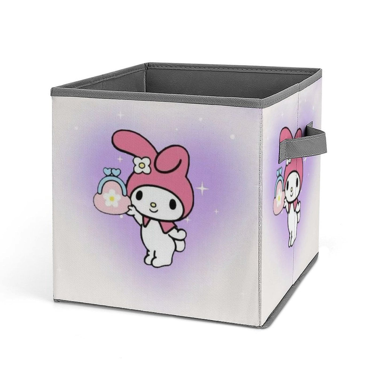 Melody Anime Cartoon Storage Basket Collapsible Organizer with Handle ...