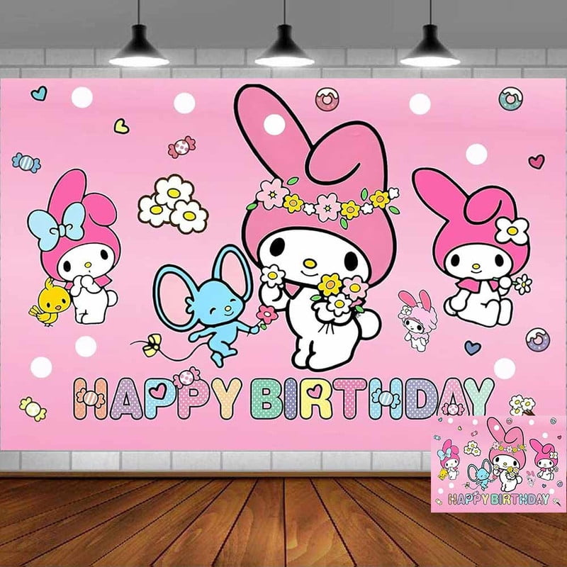 Melody Backdrop Banner Party Supplies Poster Movie Theme Background for ...